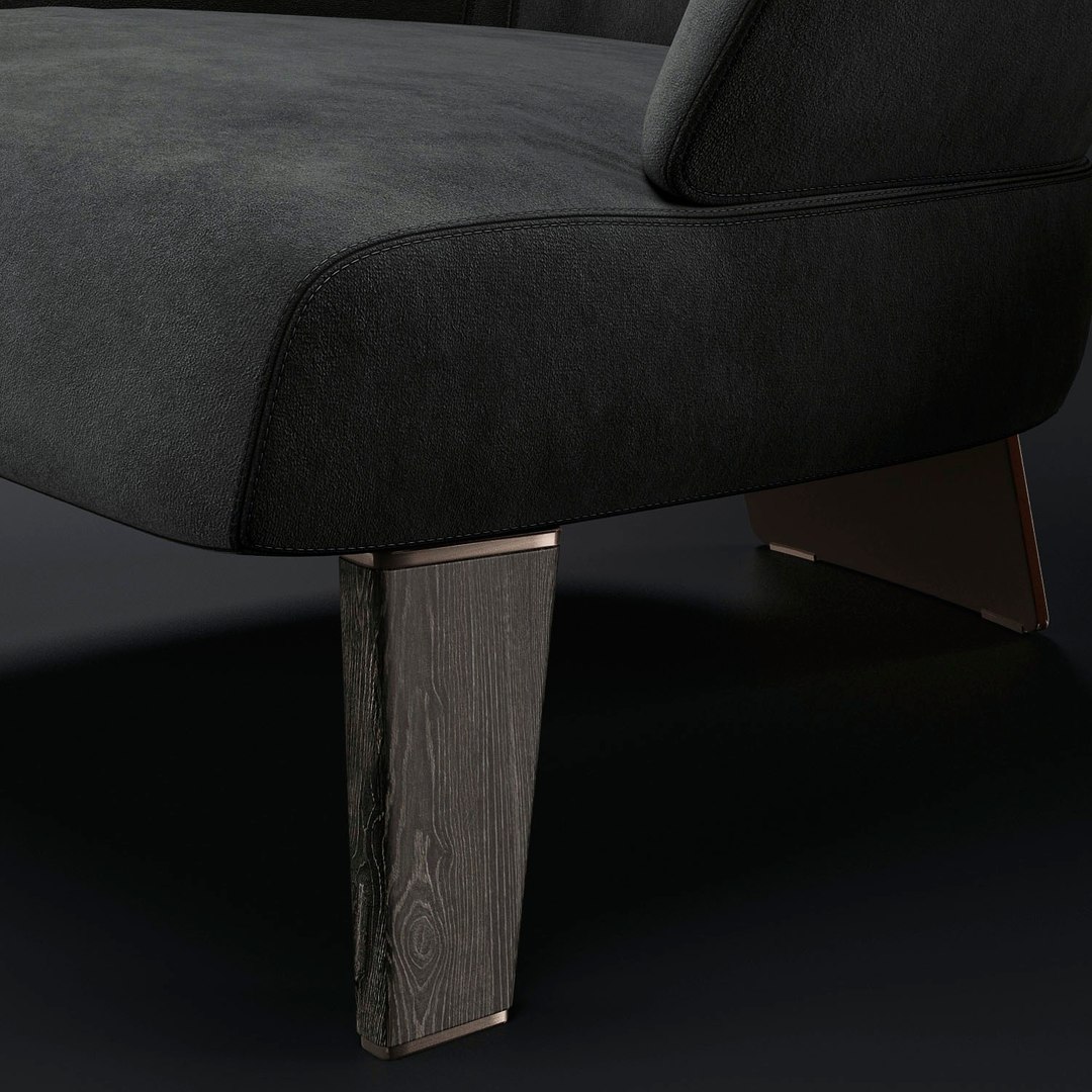 Minotti Creed Large Armchair 3d Max