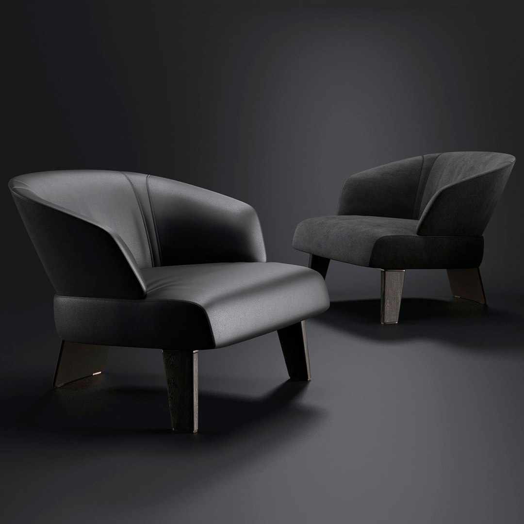 Minotti Creed Large Armchair 3d Max