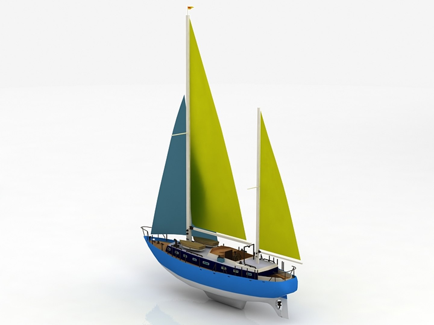 3D Moonli Sailing Ship - TurboSquid 1782073
