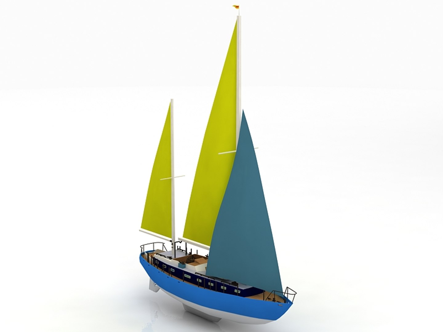 3D Moonli Sailing Ship - TurboSquid 1782073