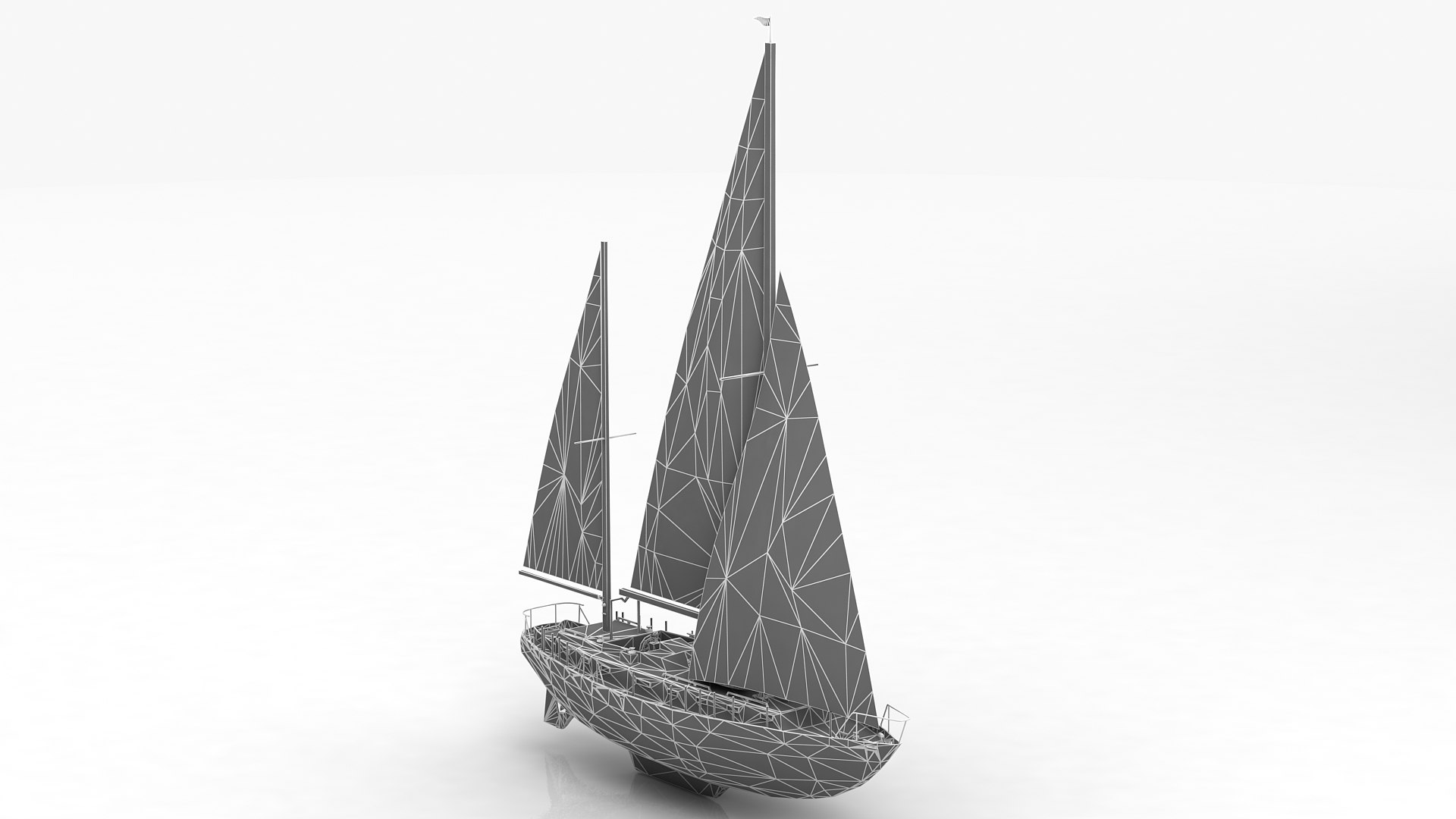 3D Moonli Sailing Ship - TurboSquid 1782073