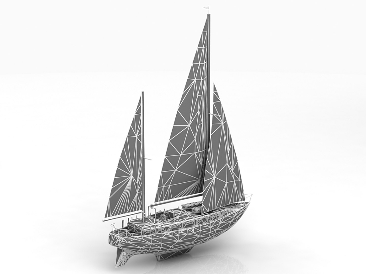 3D Moonli Sailing Ship - TurboSquid 1782073
