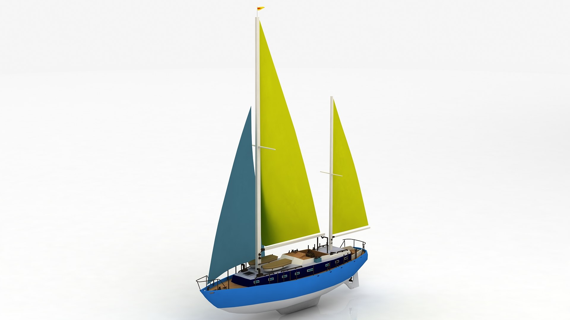 3D Moonli Sailing Ship - TurboSquid 1782073