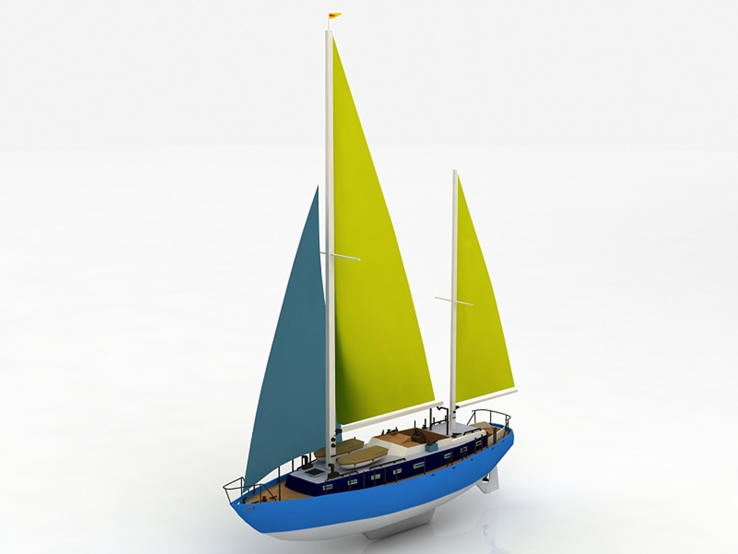3D Moonli Sailing Ship - TurboSquid 1782073