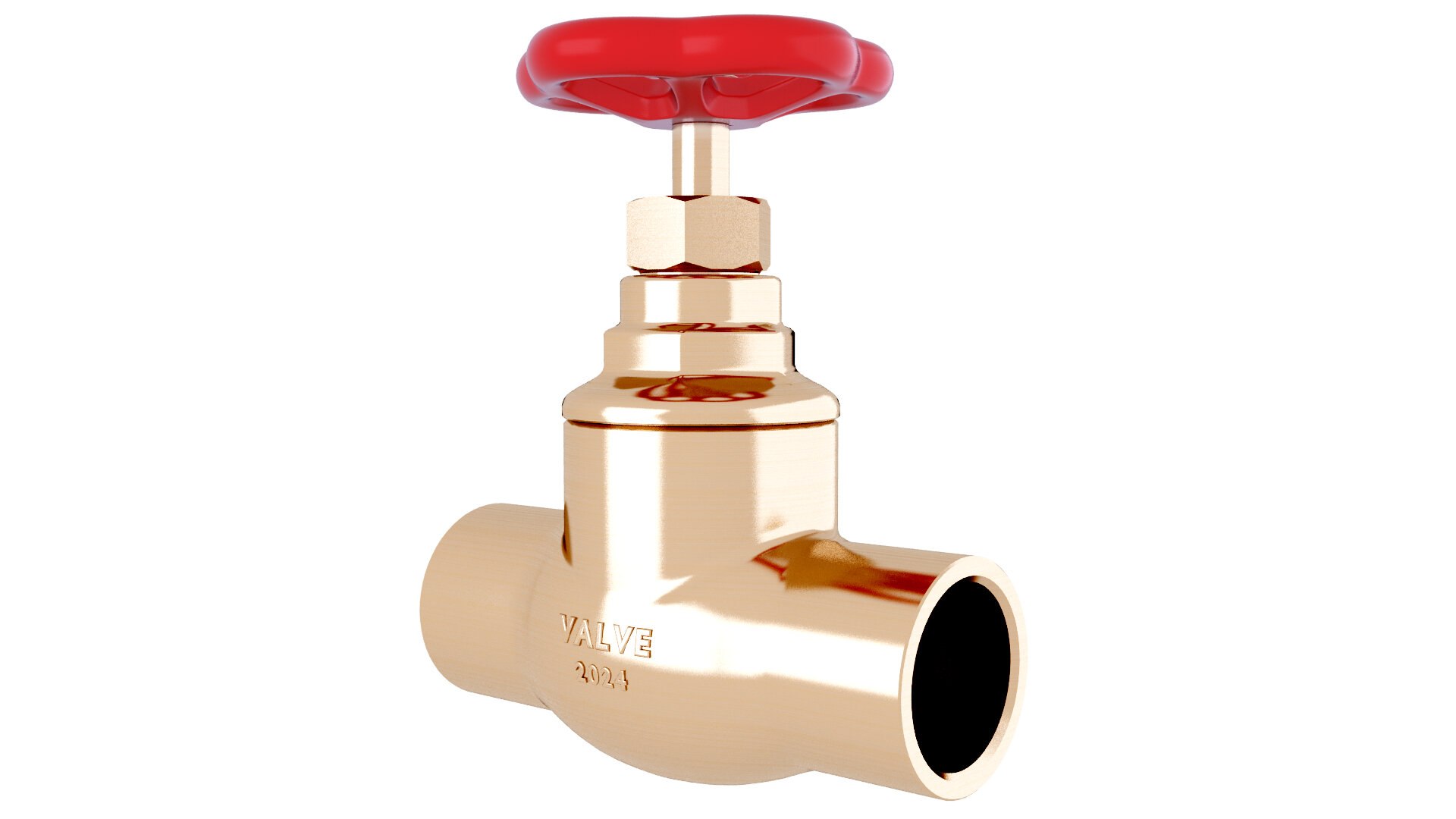 3D Model Radiator Stop Valve 87 - TurboSquid 2312141