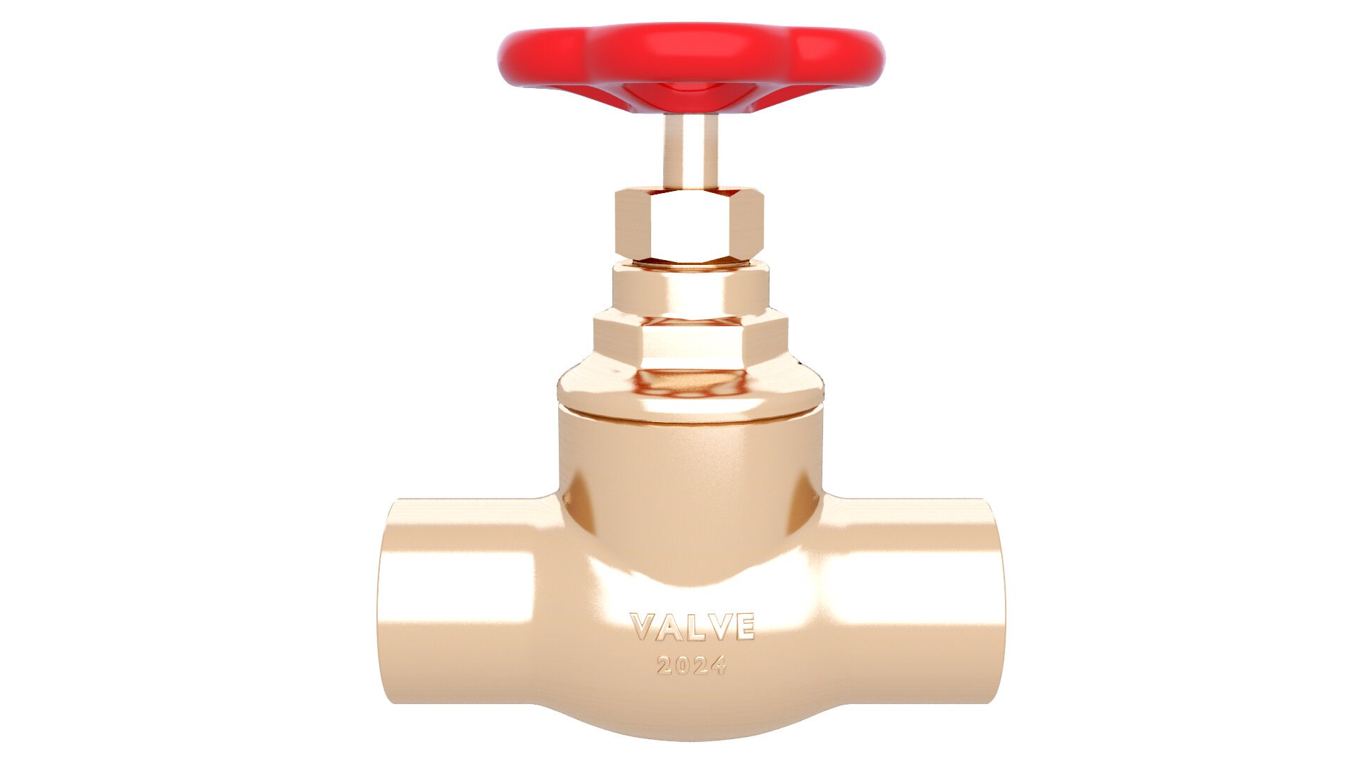 3D Model Radiator Stop Valve 87 - TurboSquid 2312141