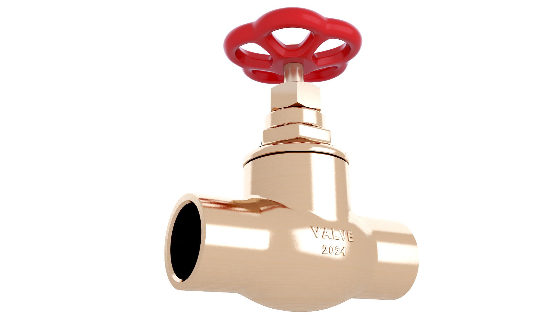 3D Model Radiator Stop Valve 87 - TurboSquid 2312141