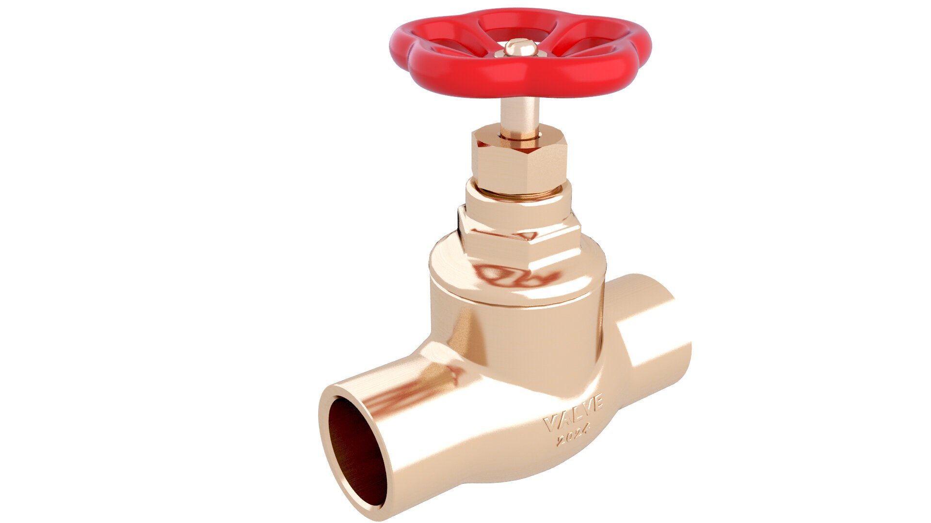 3D Model Radiator Stop Valve 87 - TurboSquid 2312141