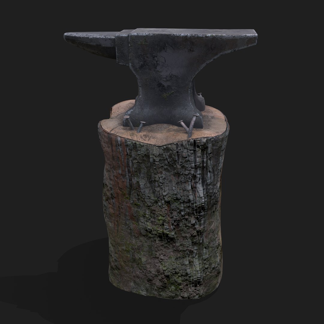 3D Anvil Tree Stump - TurboSquid 1751714