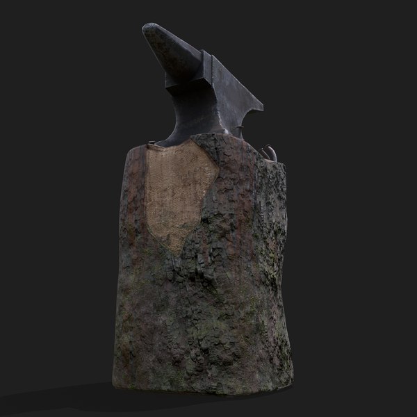 3D Anvil Tree Stump - TurboSquid 1751714