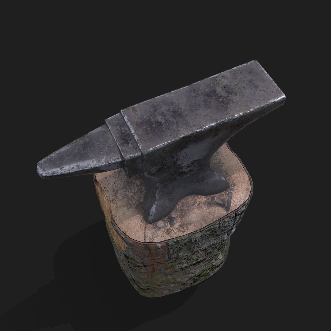 3D Anvil Tree Stump - TurboSquid 1751714