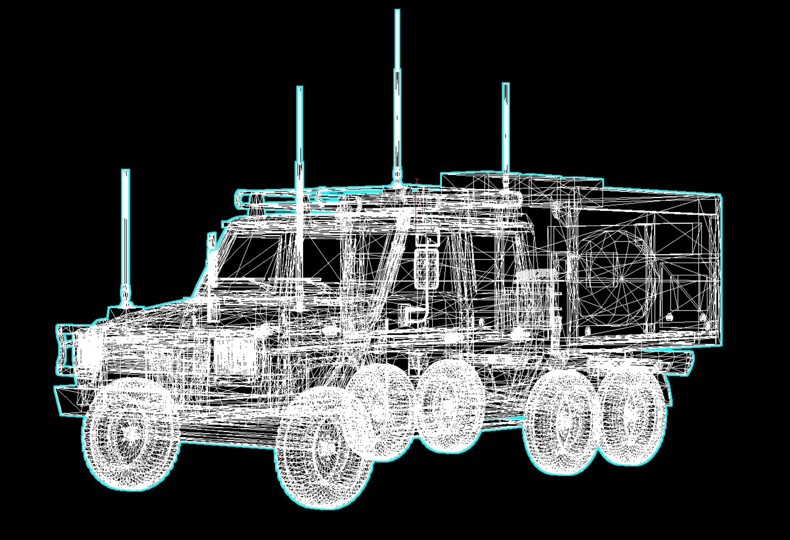 Aus Army G-Wagon Communications Variant model - TurboSquid 2028210