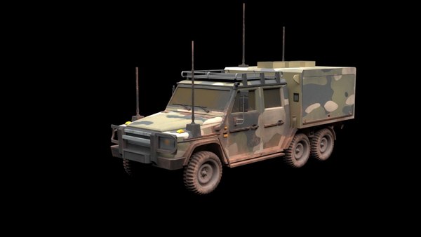 Aus Army G-Wagon Communications Variant model - TurboSquid 2028210