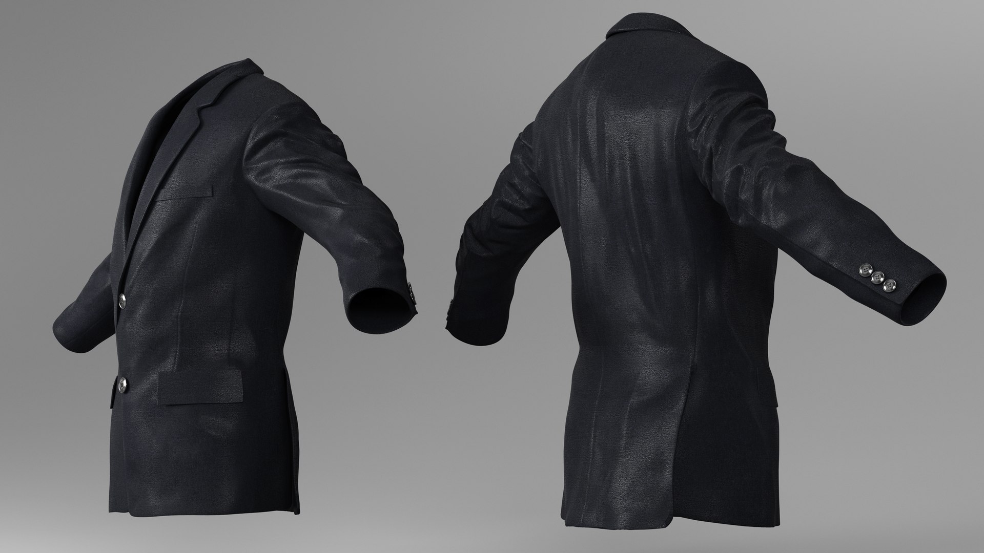 3D Men Suit Jacket Casual For Business - TurboSquid 2136789