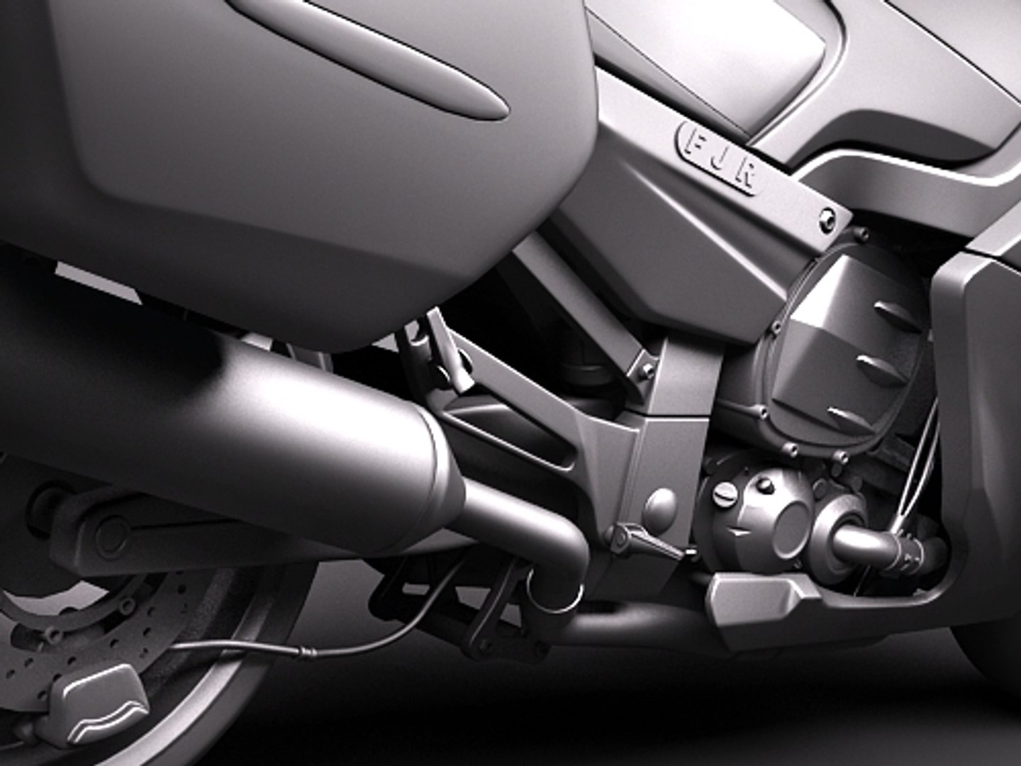 3d Model Yamaha Fjr Fjr1300a 1300