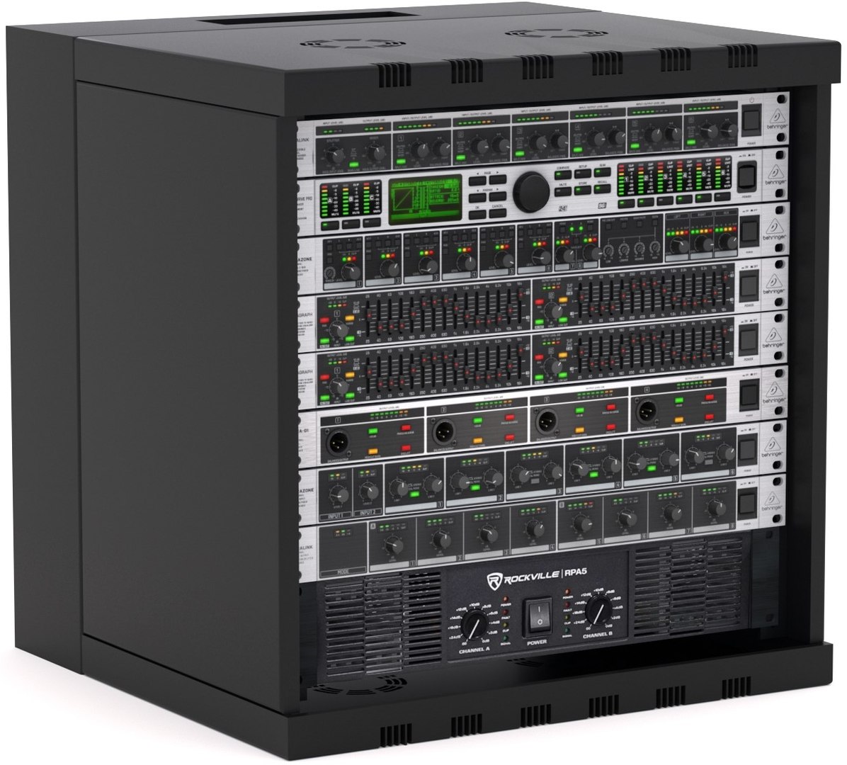 3D Audio Studio Rack - TurboSquid 1870543