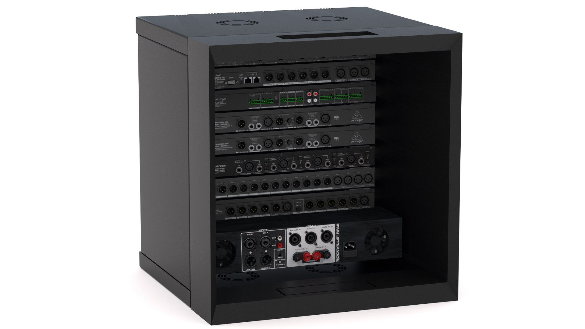 3D Audio Studio Rack - TurboSquid 1870543