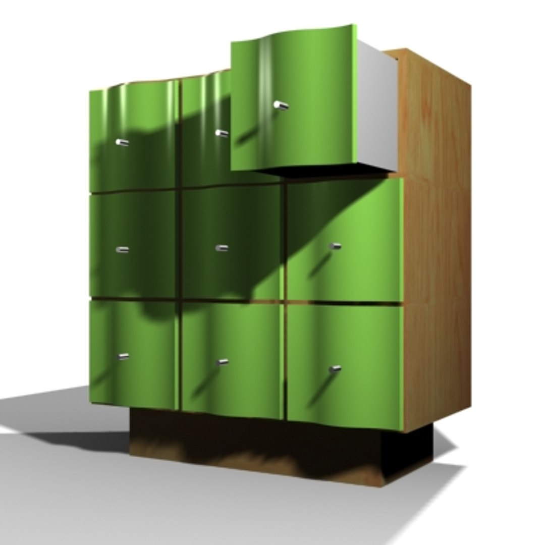 3d Drawer Cabinet Model