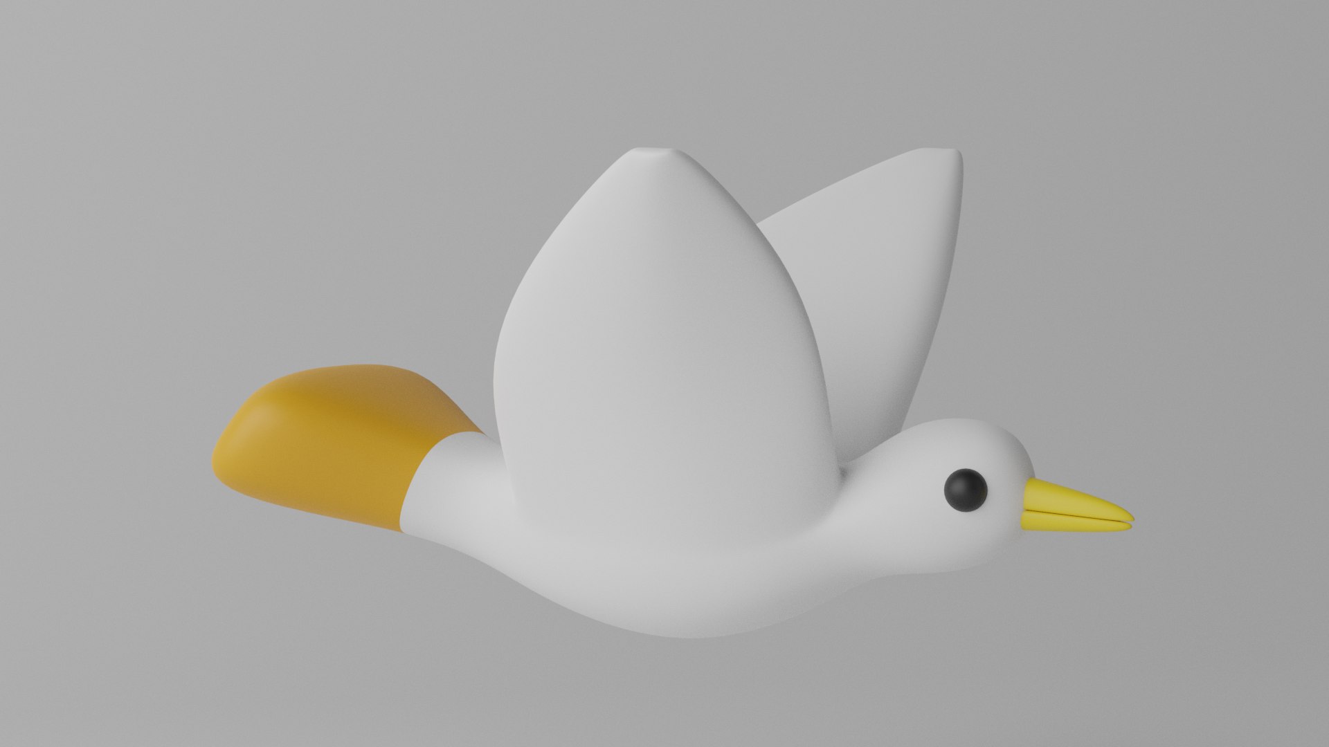 3D Cartoon Cute Bird 1 model - TurboSquid 2152102