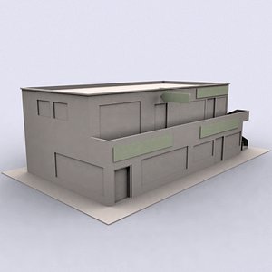 3d shop model