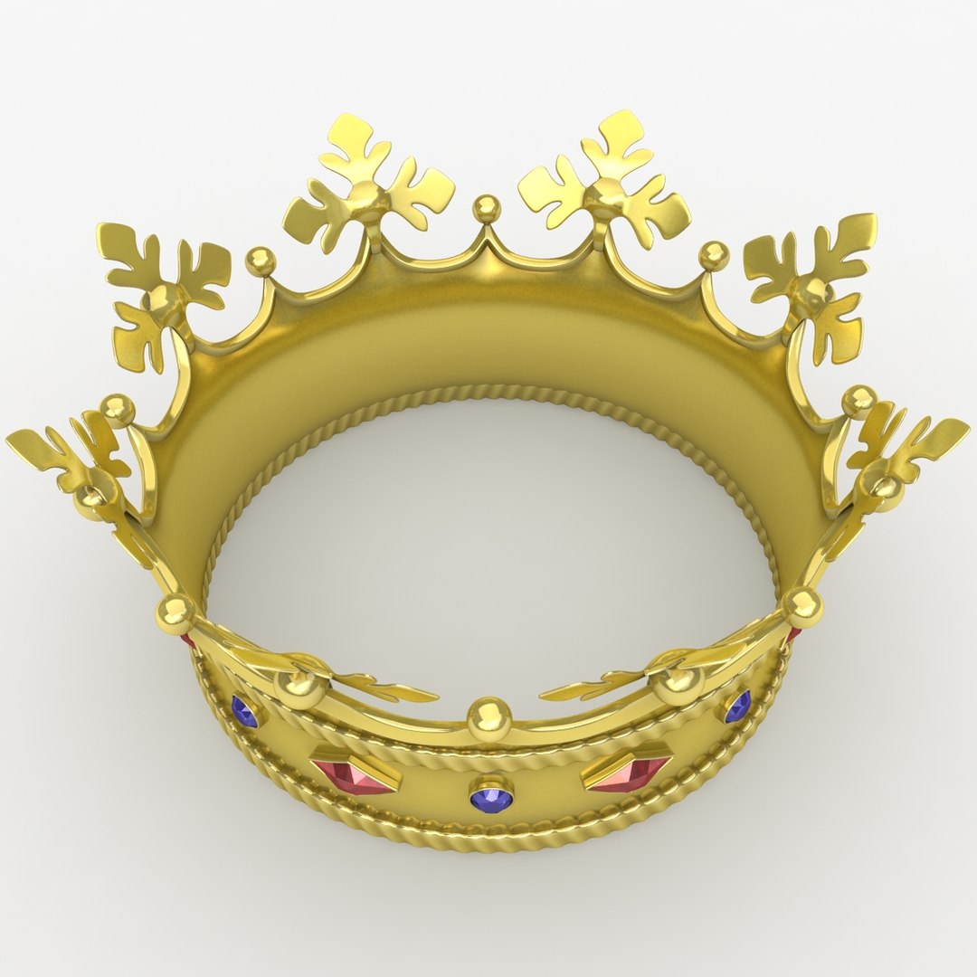 3d Realistic Crown 4 Model