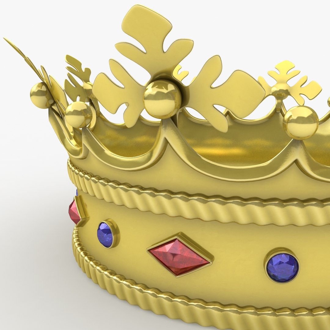 3d Realistic Crown 4 Model