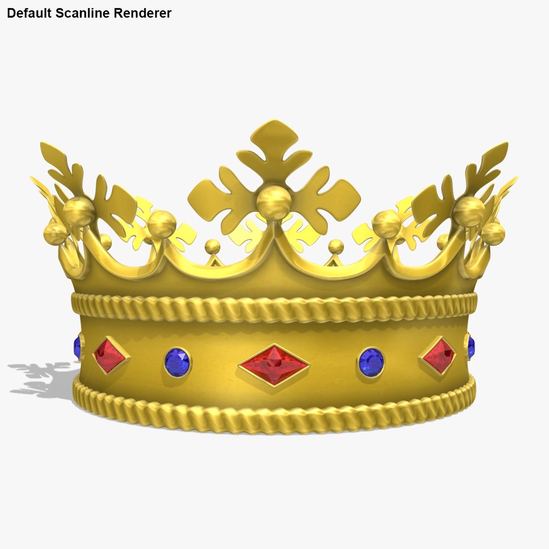 3d Realistic Crown 4 Model