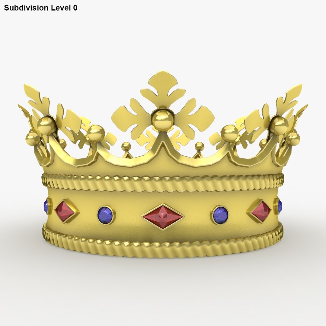 3d Realistic Crown 4 Model