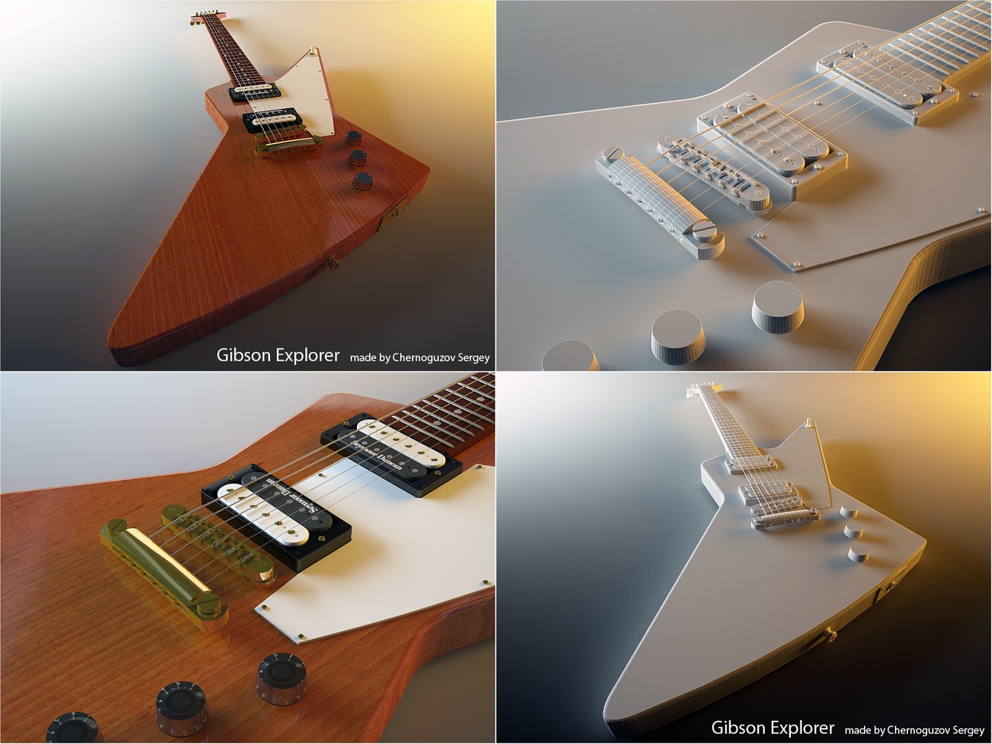 Gibson Explorer 3d Model