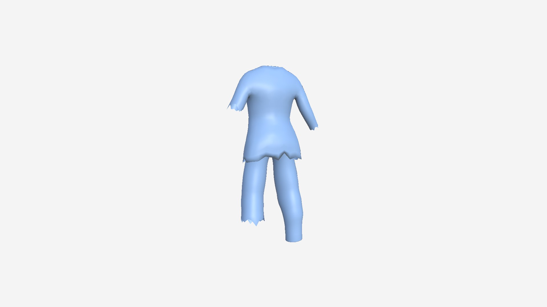 Zombie Clothing Color 01 - Undead Character Design 3D Model ...