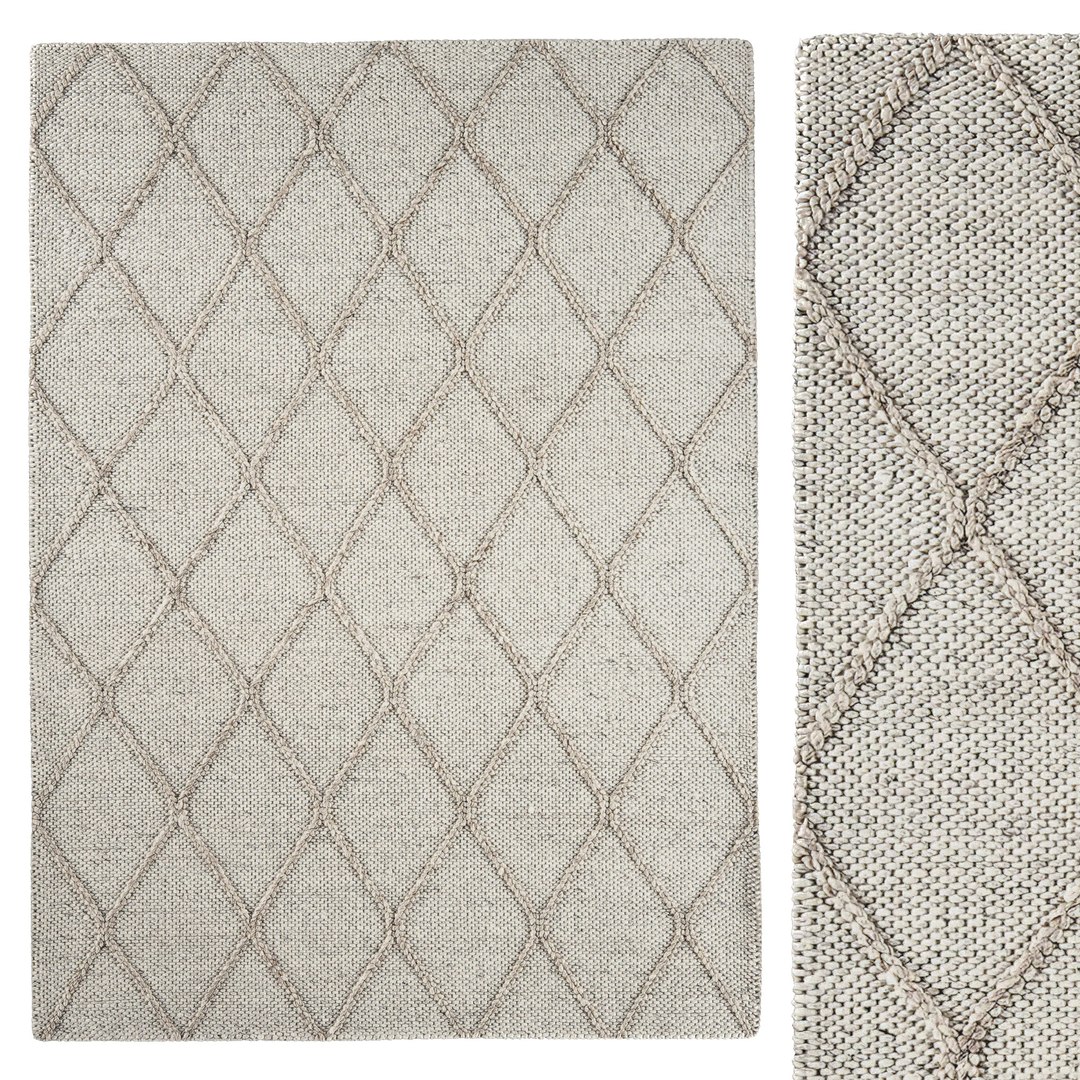 3D Luxurious Handmade Geometric Rug - TurboSquid 2312085