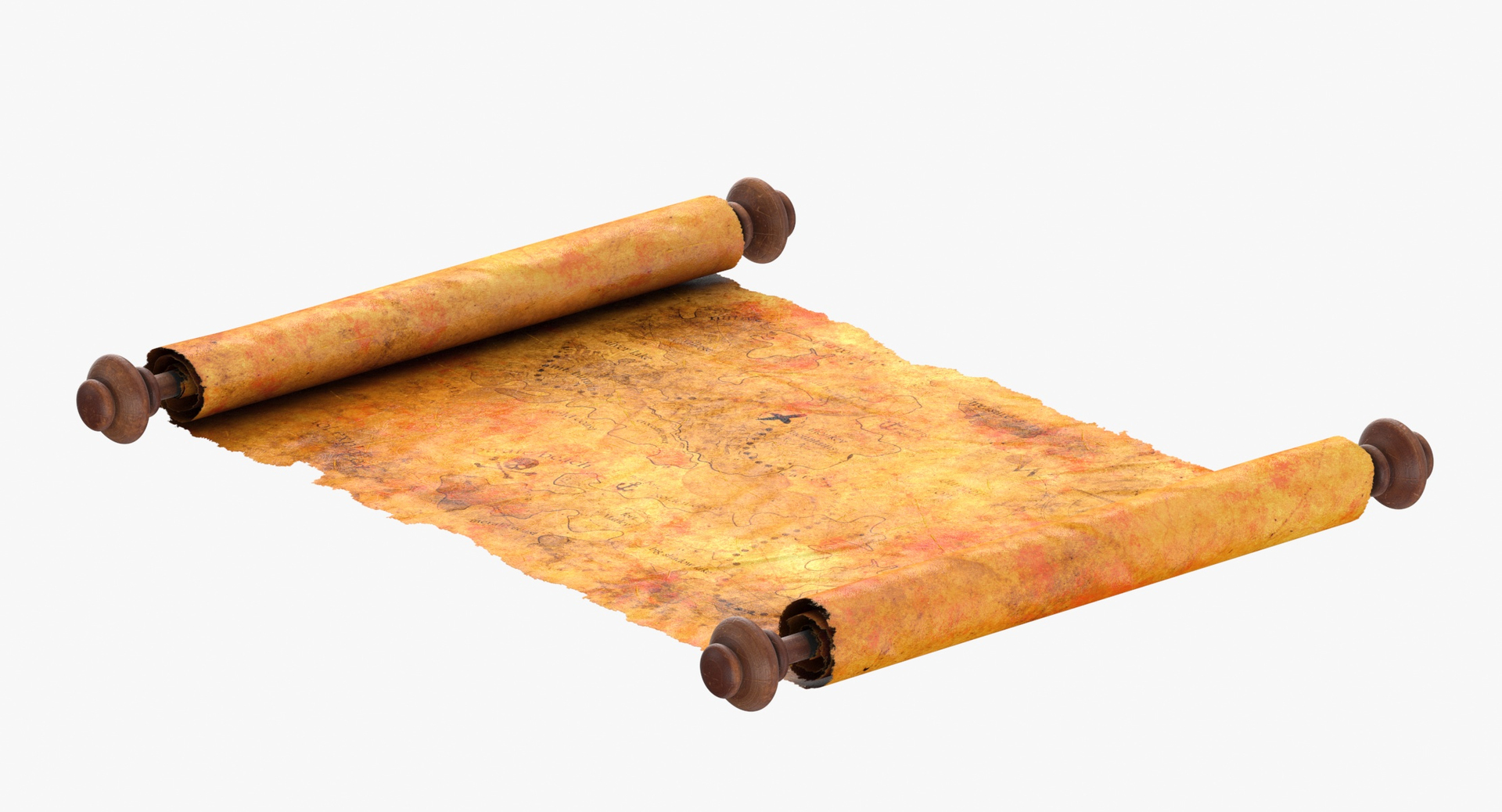 Scroll Open Pirate 02 3D Model - TurboSquid 1569647