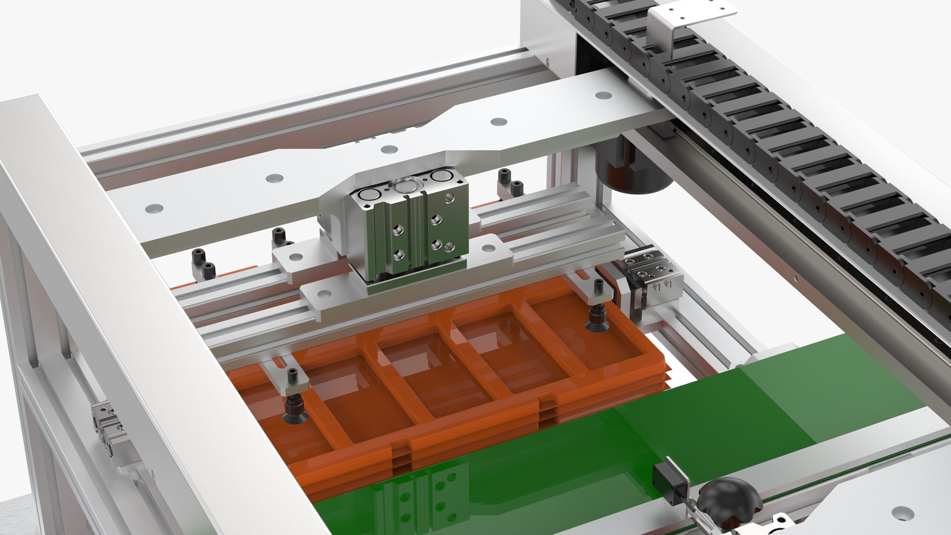 3D Automatic Lithium Battery Loading And Unloading Machine - TurboSquid 2036148