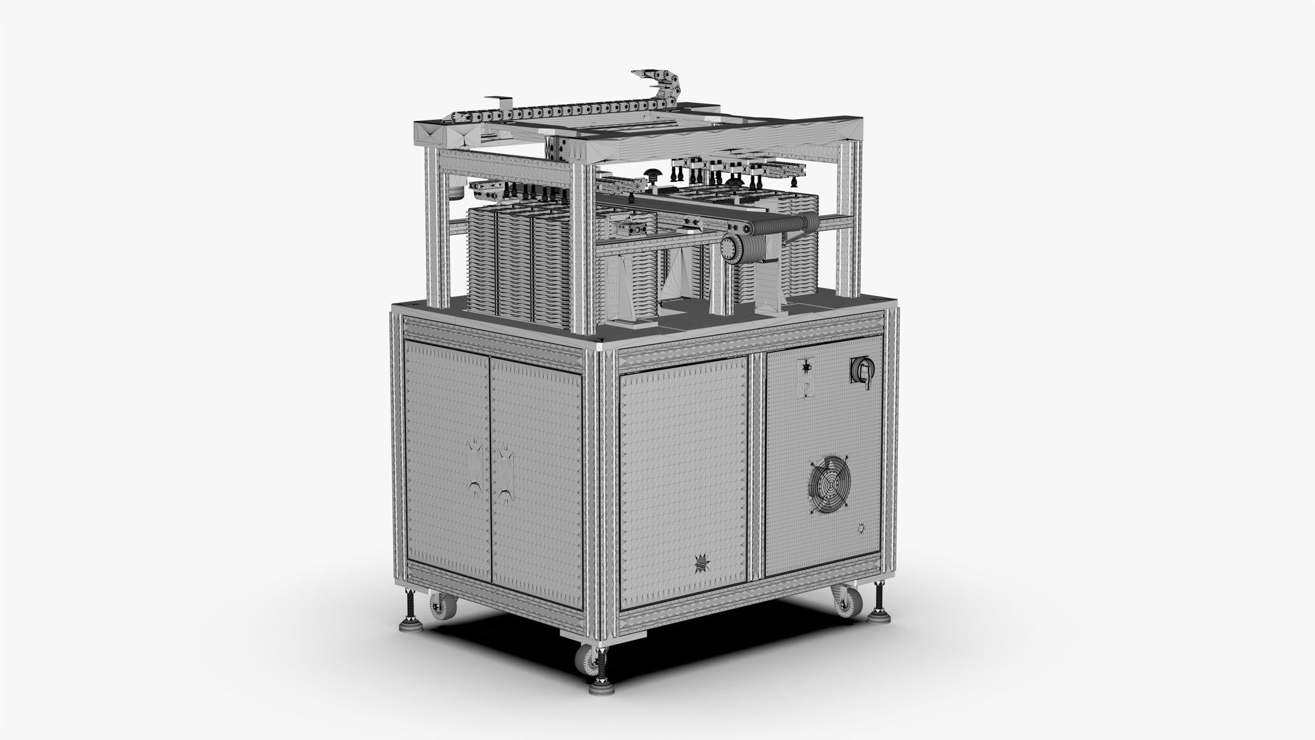 3D Automatic Lithium Battery Loading And Unloading Machine - TurboSquid 2036148