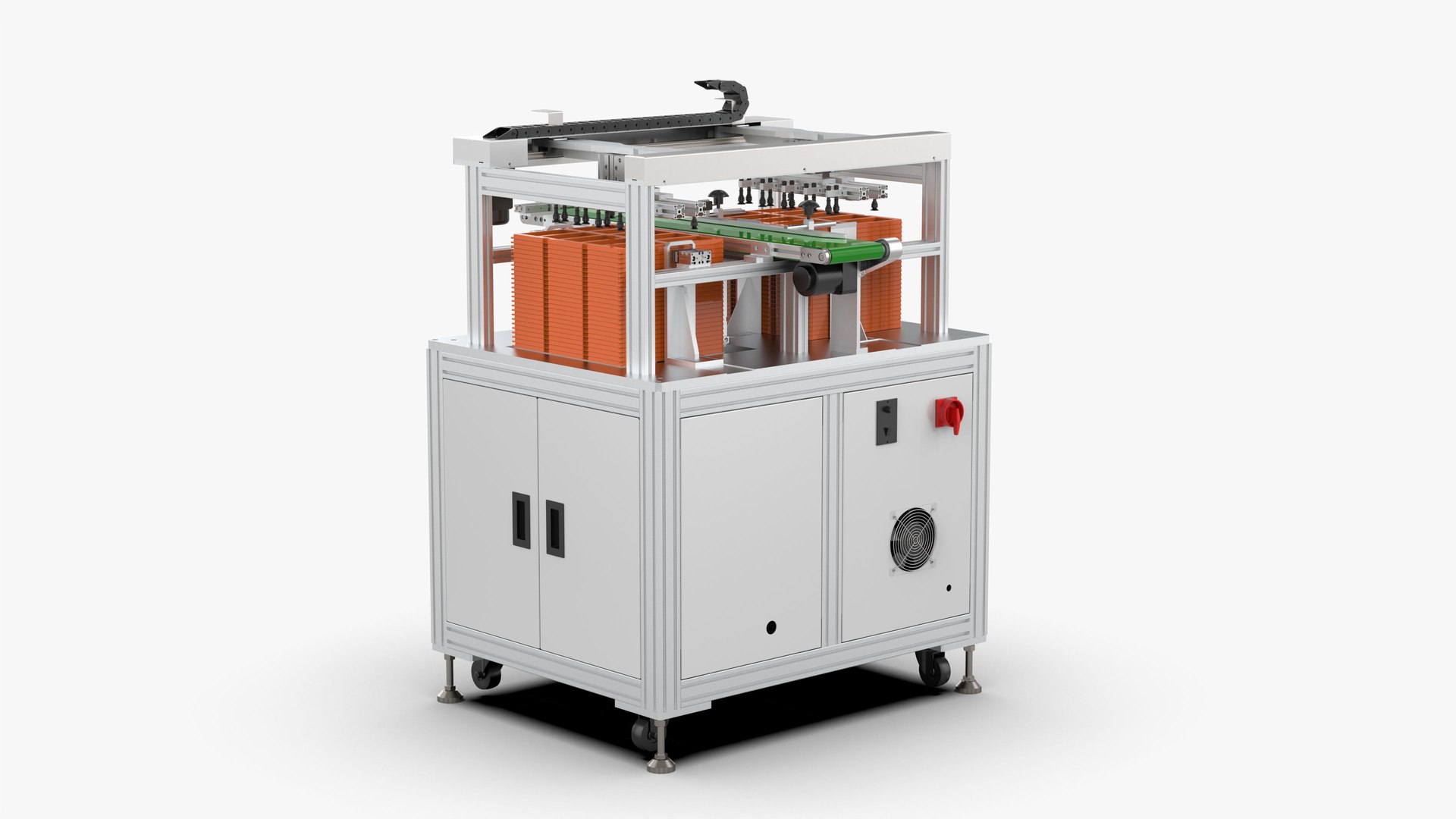 3D Automatic Lithium Battery Loading And Unloading Machine - TurboSquid 2036148
