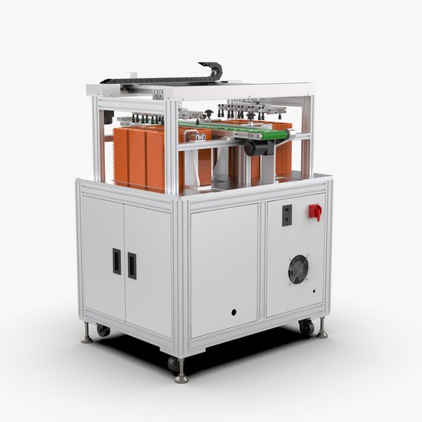 3D Automatic Lithium Battery Loading and Unloading Machine - TurboSquid ...