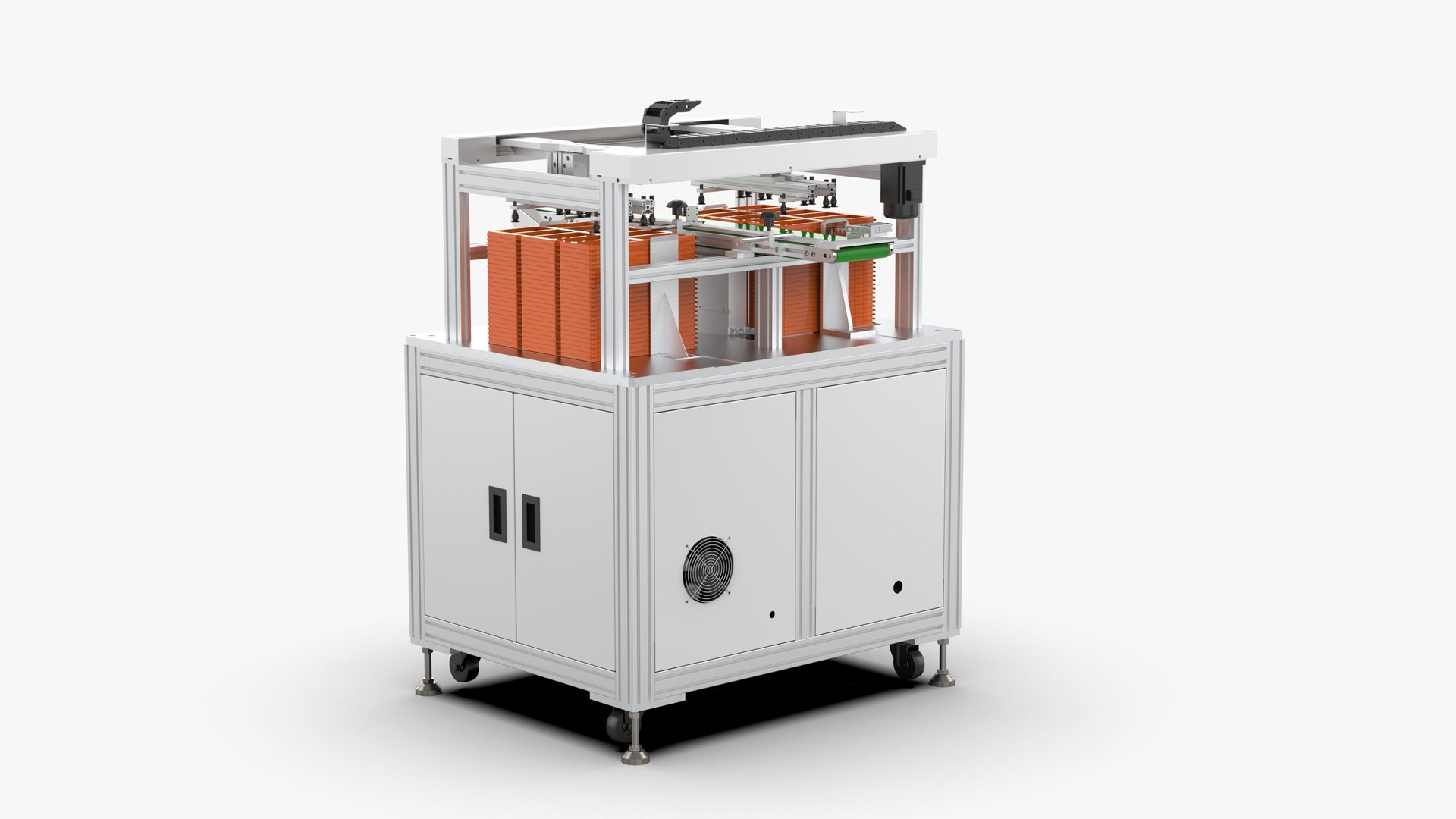 3D Automatic Lithium Battery Loading And Unloading Machine - TurboSquid ...