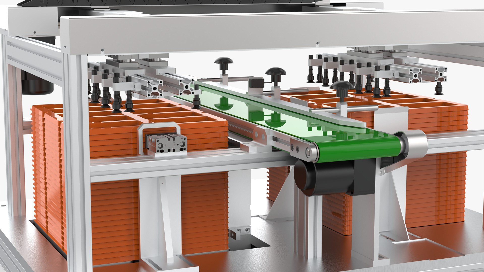 3D Automatic Lithium Battery Loading And Unloading Machine - TurboSquid ...