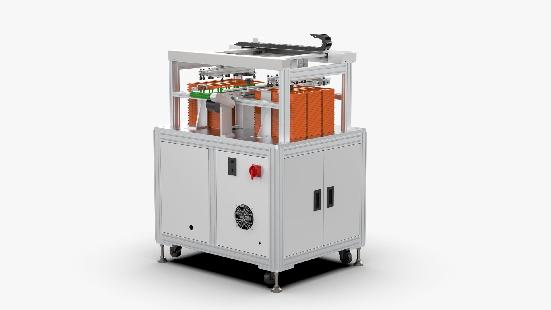3D Automatic Lithium Battery Loading And Unloading Machine - TurboSquid ...