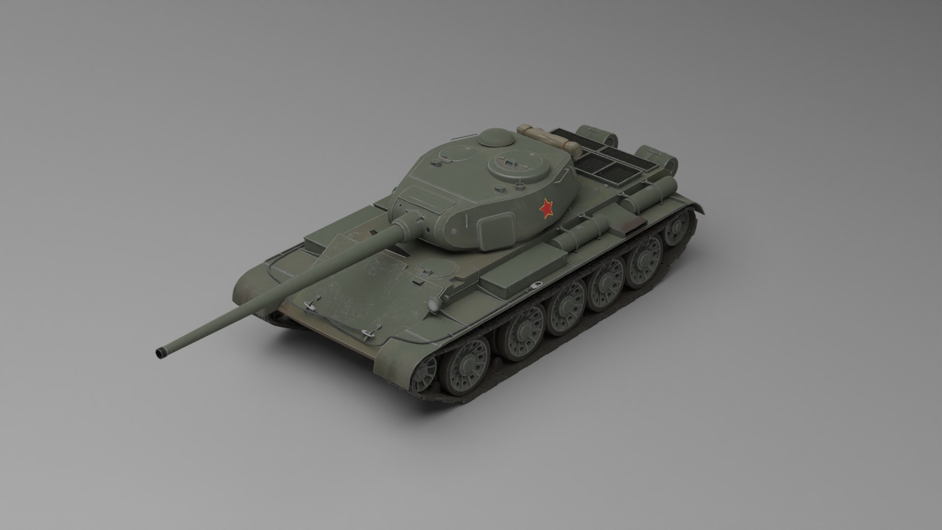 3D T-54 First Prototype - TurboSquid 2138856