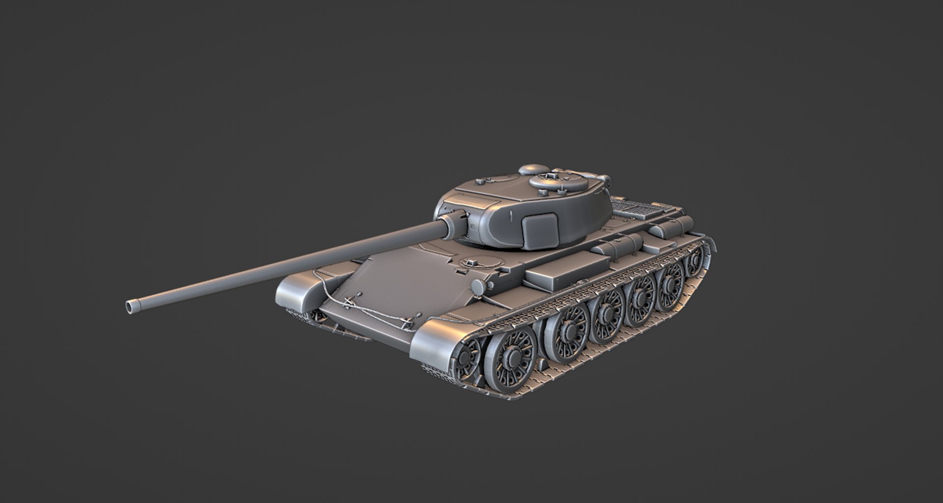 3D T-54 First Prototype - TurboSquid 2138856