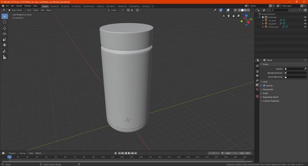 3D model Plastic Jar - TurboSquid 1768472