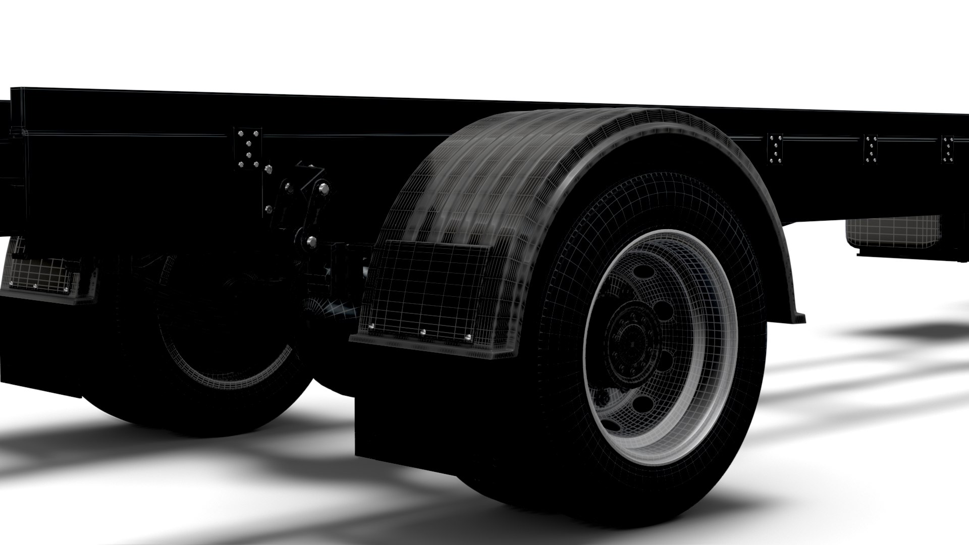 3D model DAF CF Chassis 2020 - TurboSquid 1838116