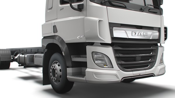 3D model DAF CF Chassis 2020 - TurboSquid 1838116