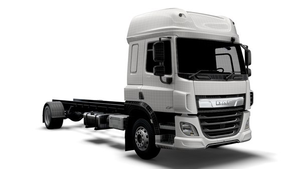 3D model DAF CF Chassis 2020 - TurboSquid 1838116