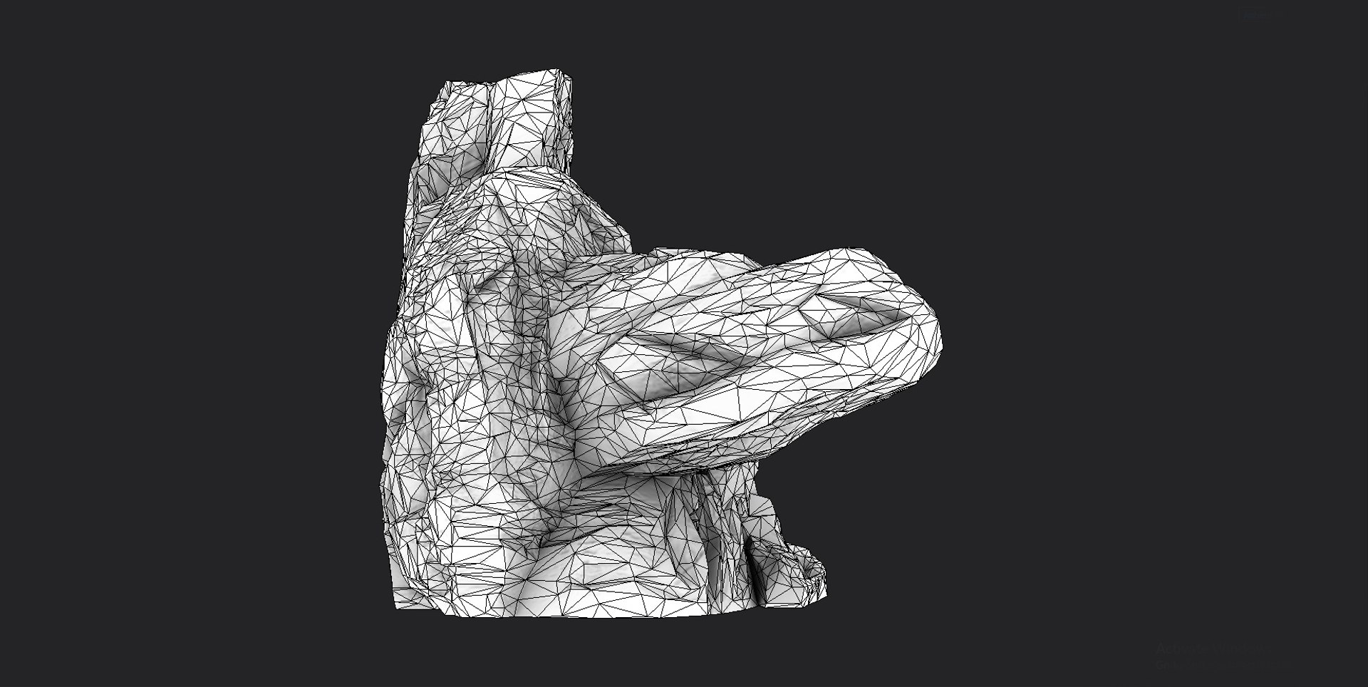 3D snowy cliff rock 002 model - TurboSquid 1617328