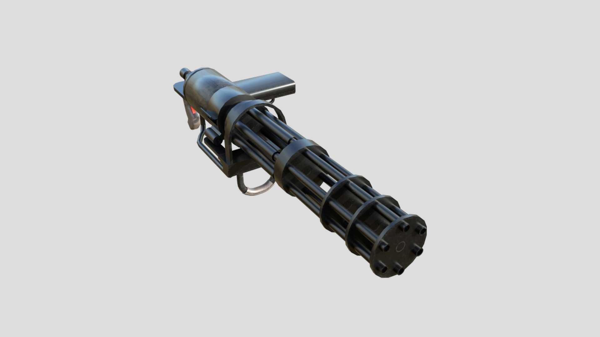 Mini Gun II 3D Low Poly-Game Ready Gun Model-008 3D model - TurboSquid ...