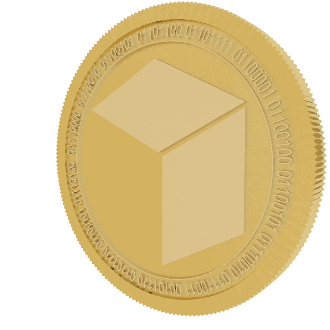 Brickblock Gold Coin 3D Model - TurboSquid 1494640