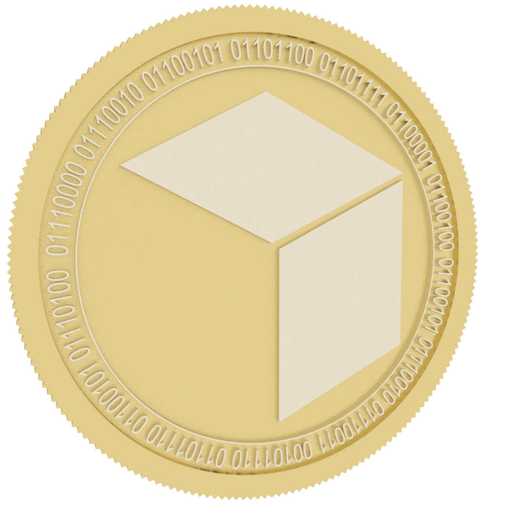 Brickblock Gold Coin 3D Model - TurboSquid 1494640