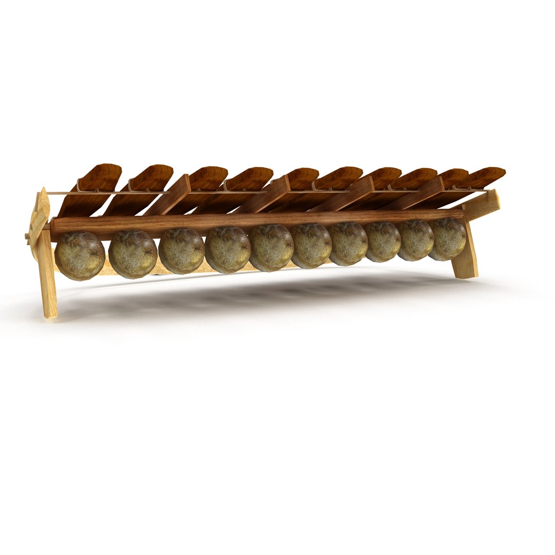 3d Model Wooden Marimba